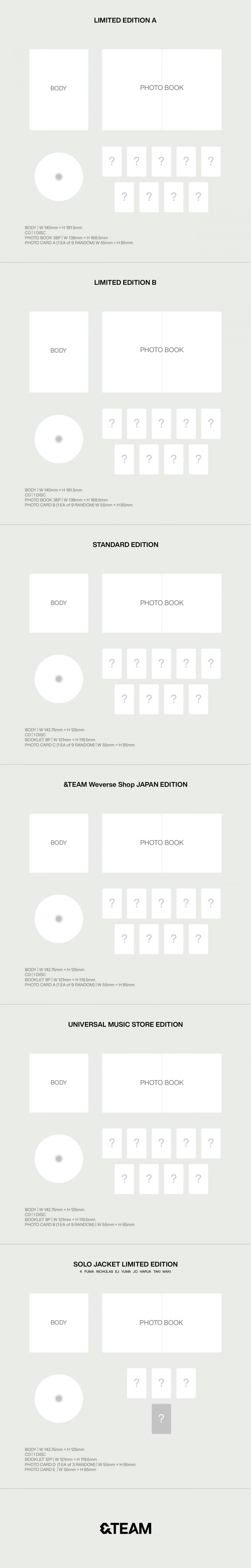 &TEAM Debut EP『First Howling : ME』の形態詳細公開！ - &TEAM