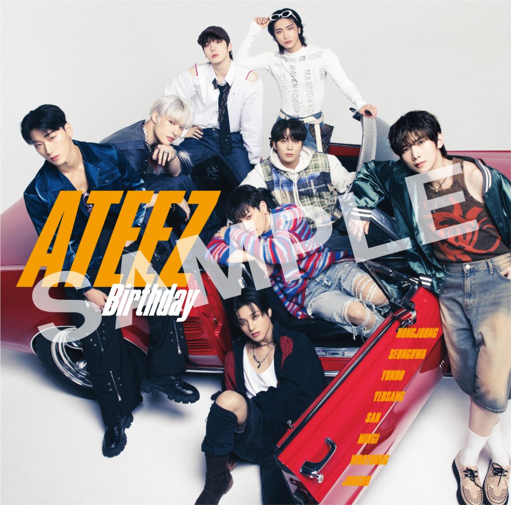 ATEEZ JAPAN 4TH SINGLE 「Birthday」 Apple Music・Spotifyライブラリ追加キャンペーン - ATEEZ
