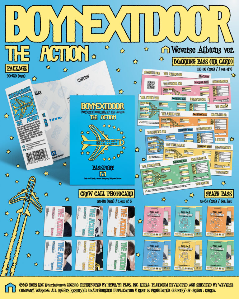 BOYNEXTDOOR 5th EP 『The Action』予約販売開始！ - BOYNEXTDOOR