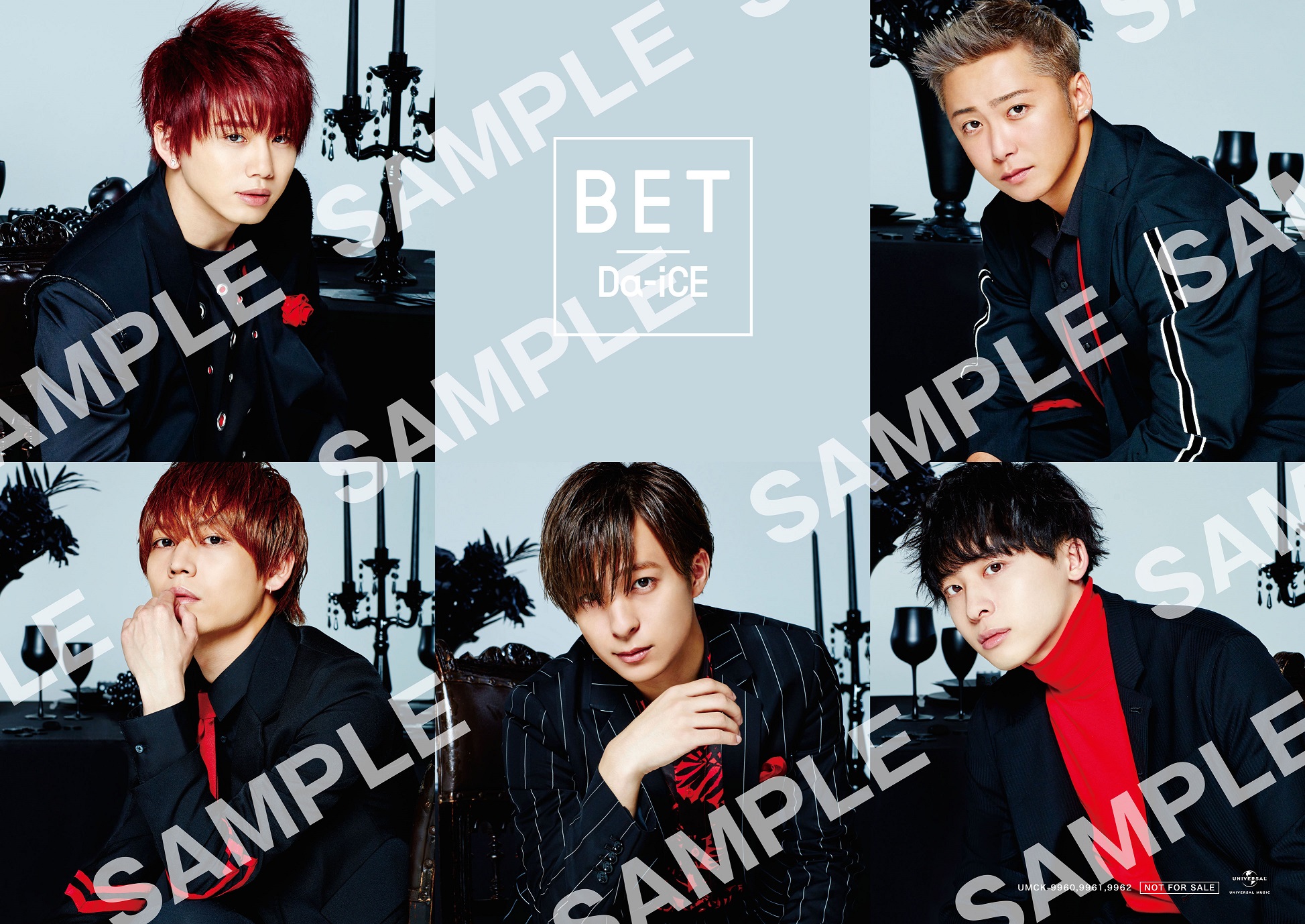 4th ALBUM「BET」先着特典絵柄公開!! - Da-iCE