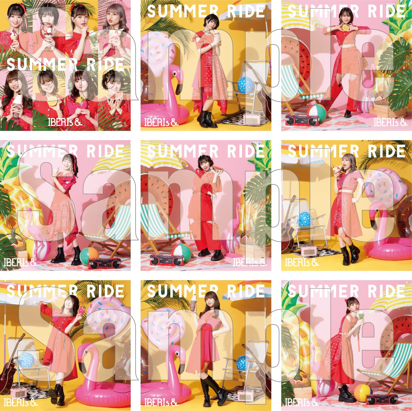 2nd Single「SUMMER RIDE」店舗限定特典絵柄決定！ - IBERIs&