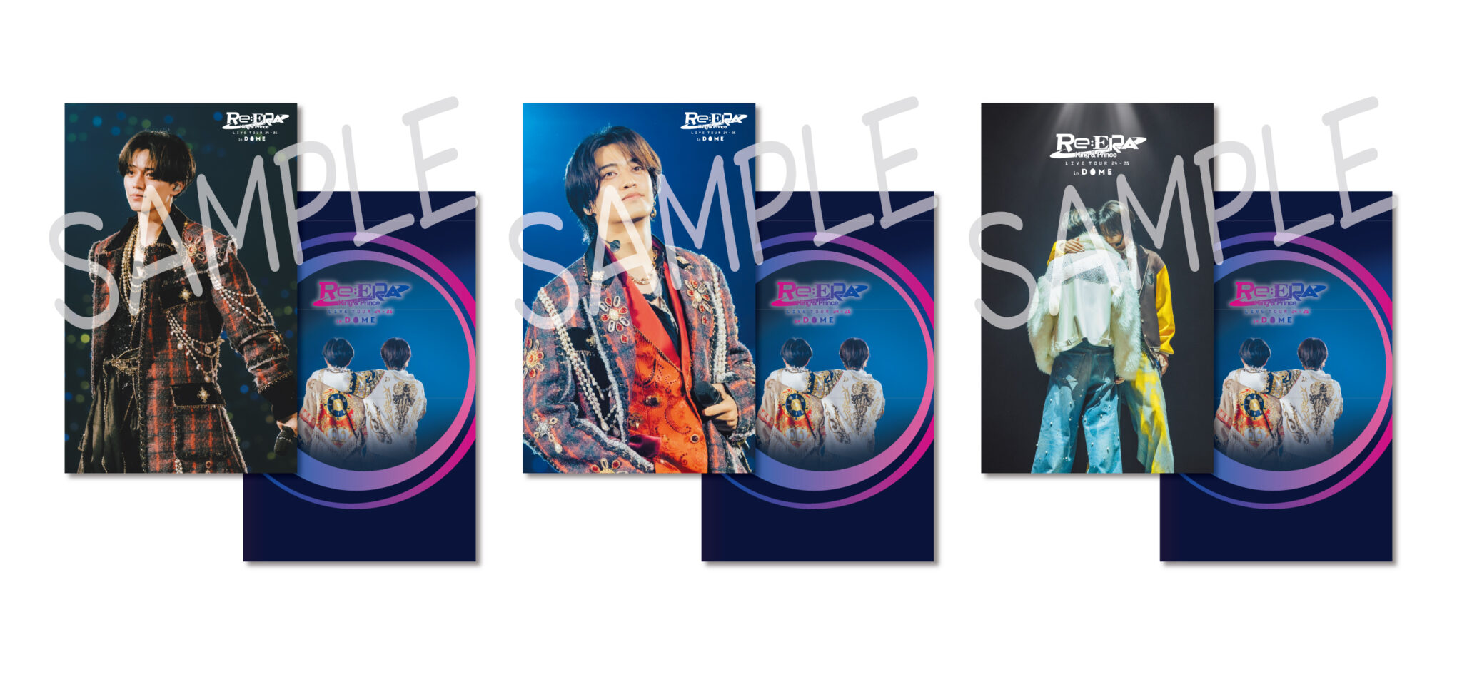 10/22発売 「King & Prince LIVE TOUR 24-25 ～Re:ERA～ in DOME」 先着外付け特典のデザインが決定！ - King & Prince