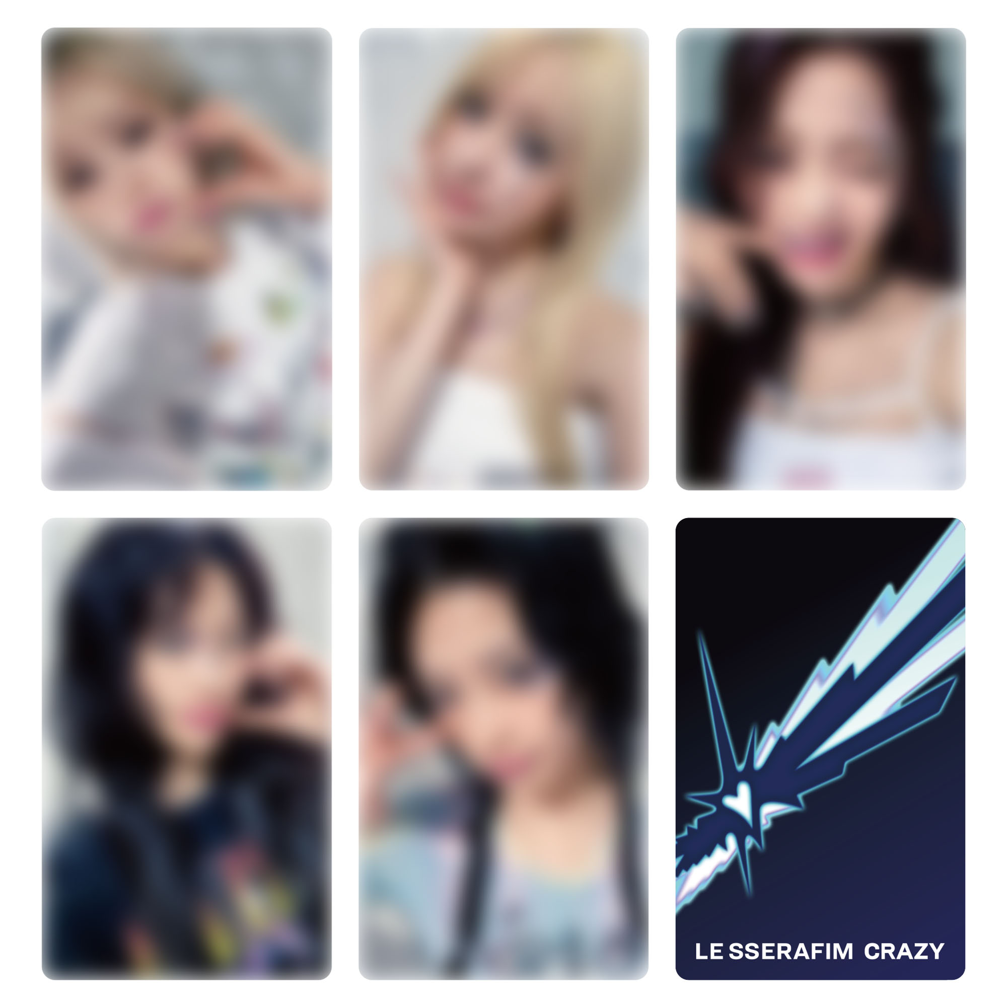 LE SSERAFIM 4th Mini Album ’CRAZY’ CD購入特典絵柄公開！ - LE SSERAFIM