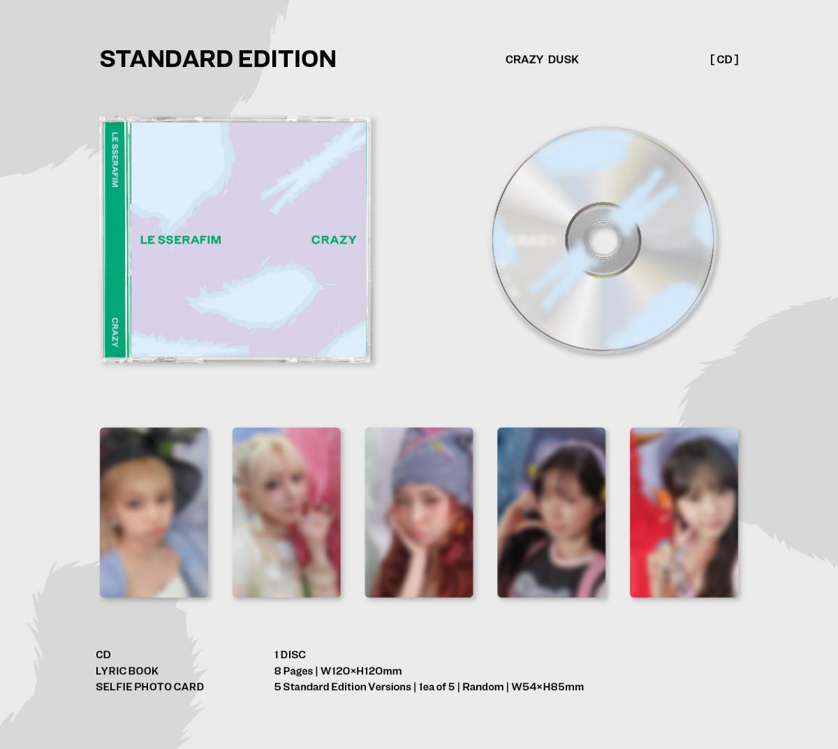 LE SSERAFIM 日本3rdシングル ’CRAZY’ 予約発売開始！ - LE SSERAFIM