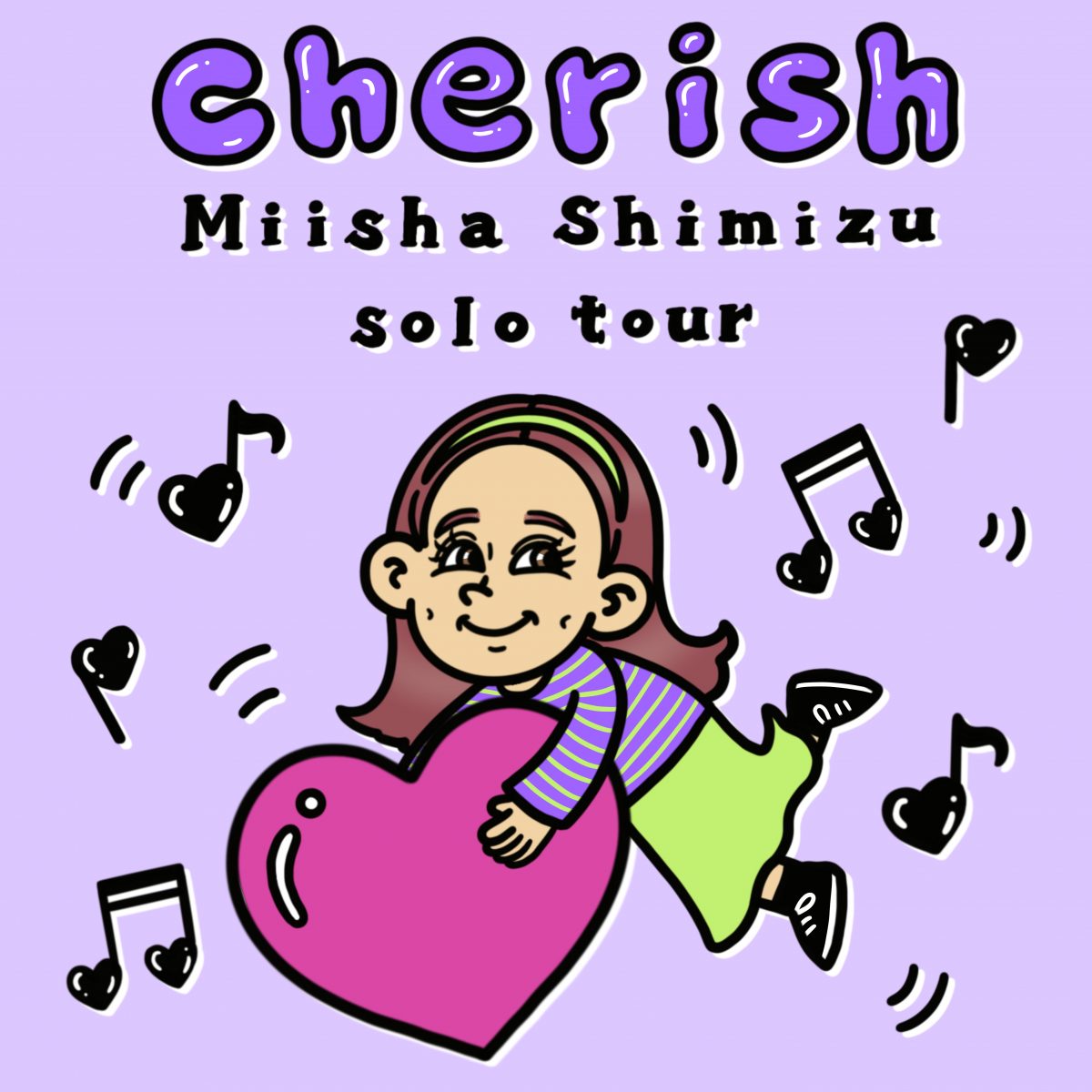 初のSolo Tour「Cherish」キービジュアルが公開！ - 清水美依紗