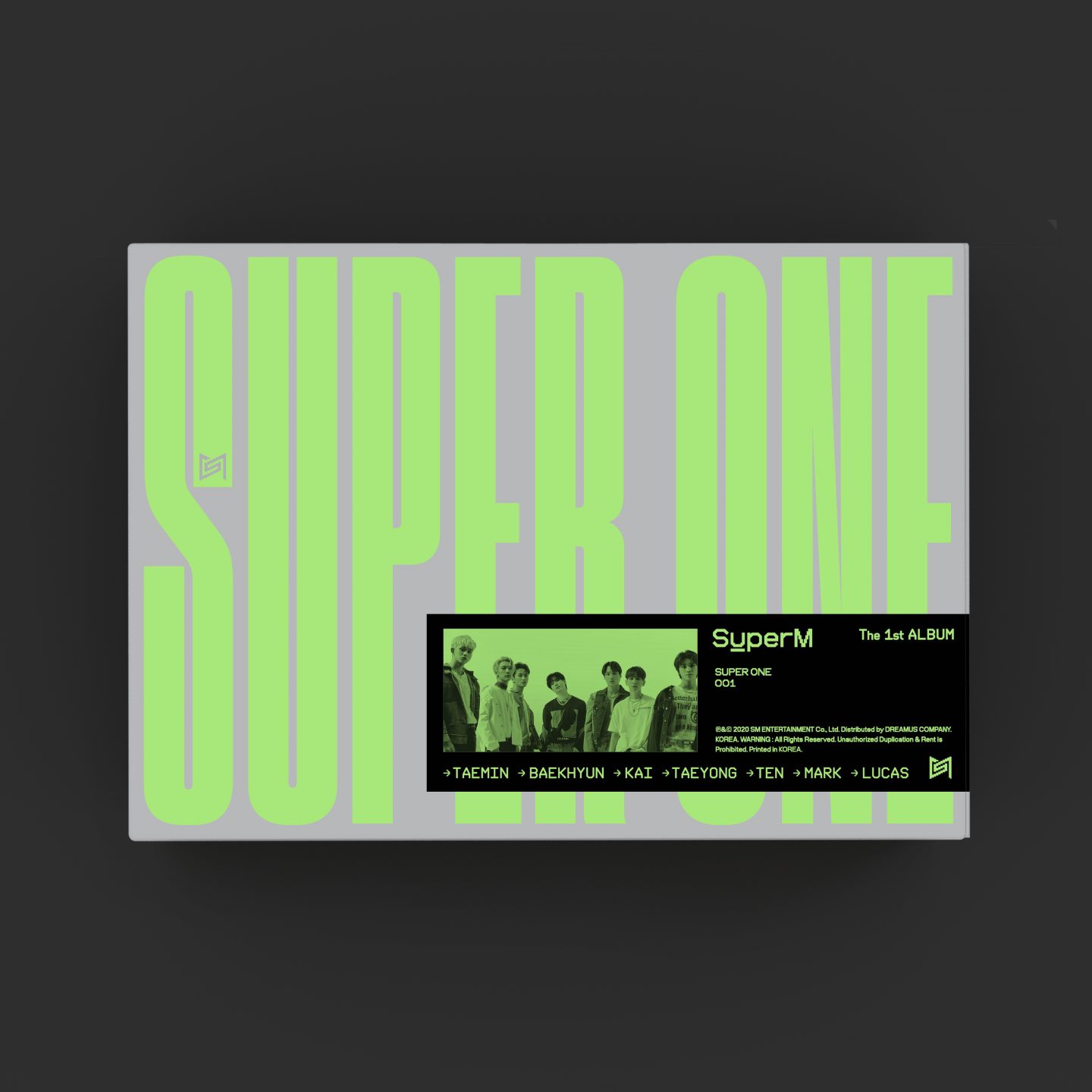 SuperM、1stフルアルバム『Super One』のアジア盤が日本でも販売決定！メンバービジュアルを使用した日本独自特典も発表！ - SuperM