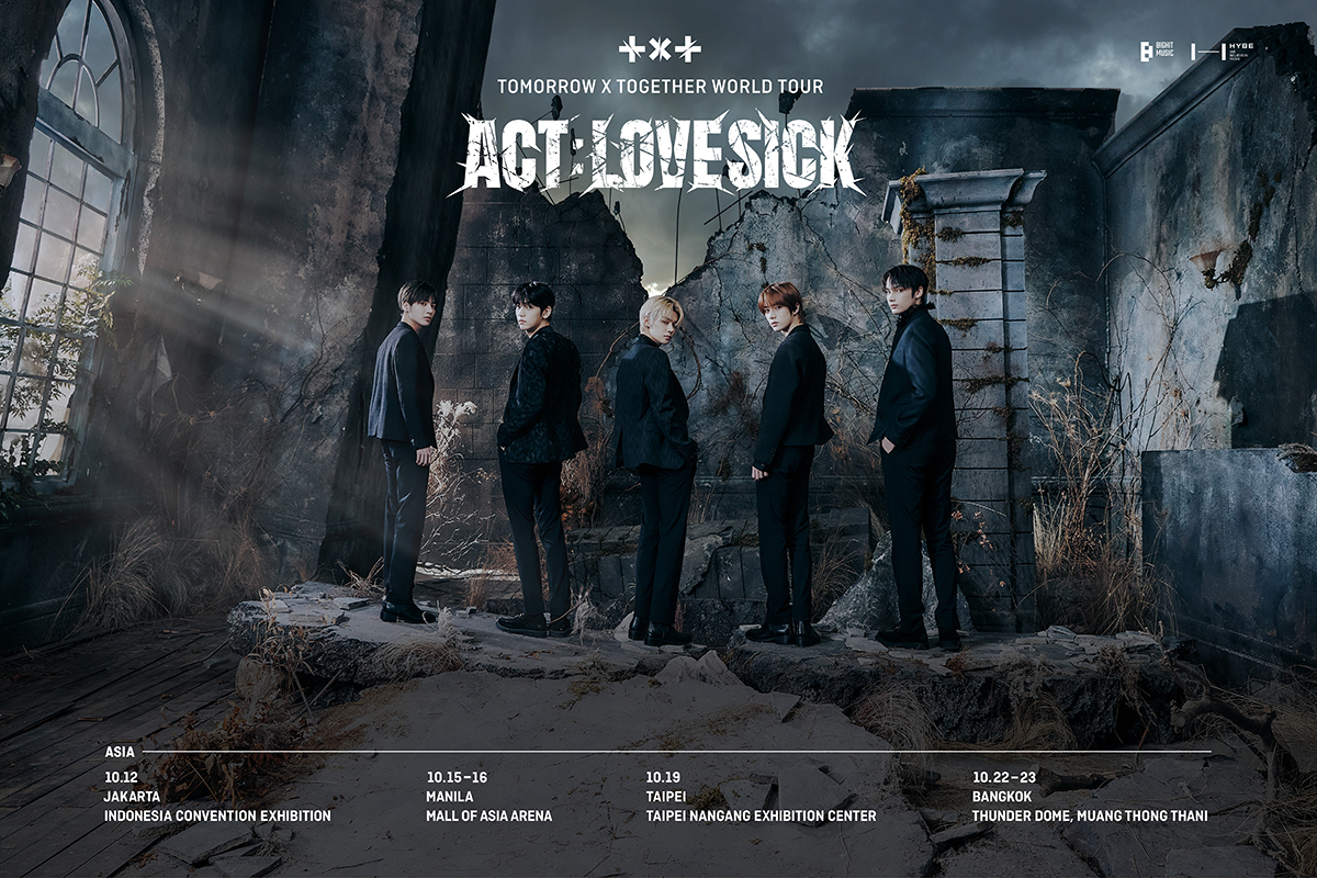 TOMORROW X TOGETHER、10月アジアでワールドツアー 「ACT : LOVE SICK」開催！ - TOMORROW X ...