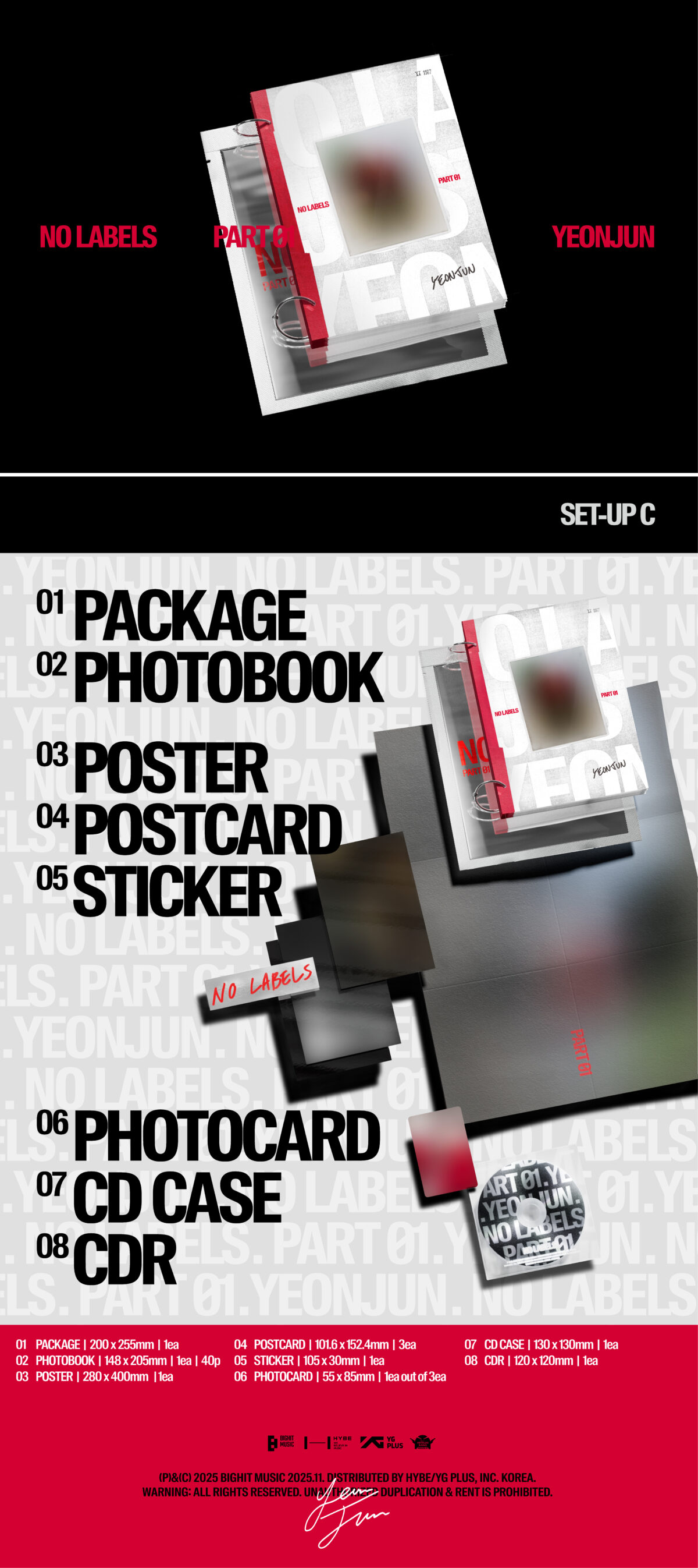 YEONJUN 'NO LABELS: PART 01'予約販売開始！ - TOMORROW X TOGETHER